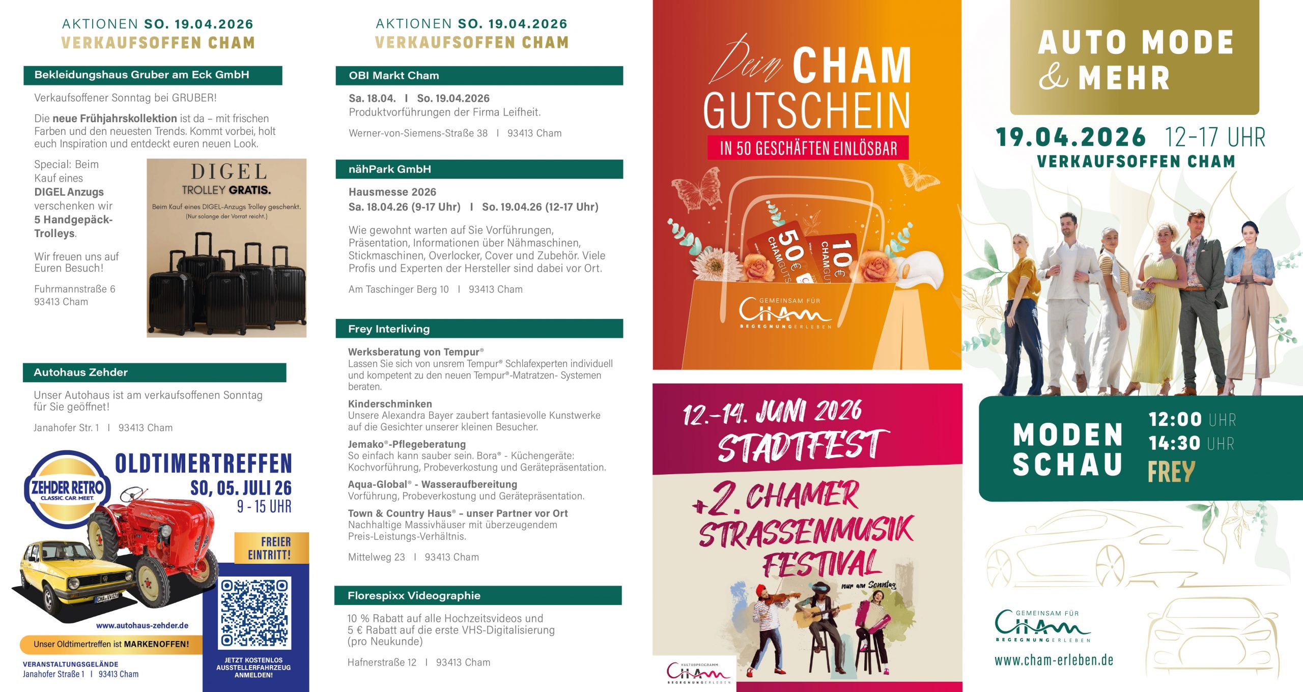 Verkaufsoffener Sonntag Cham
